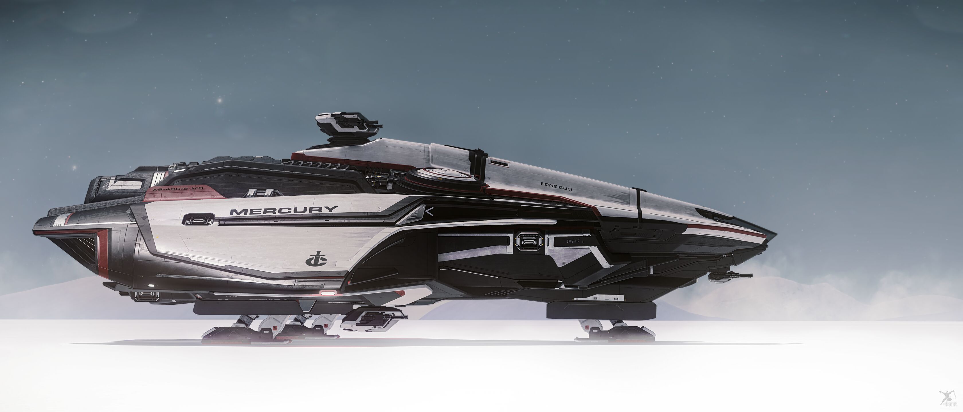Star Citizen Crusader Industries Mercury Star Runner (MSR) : Mr. Hasgaha
